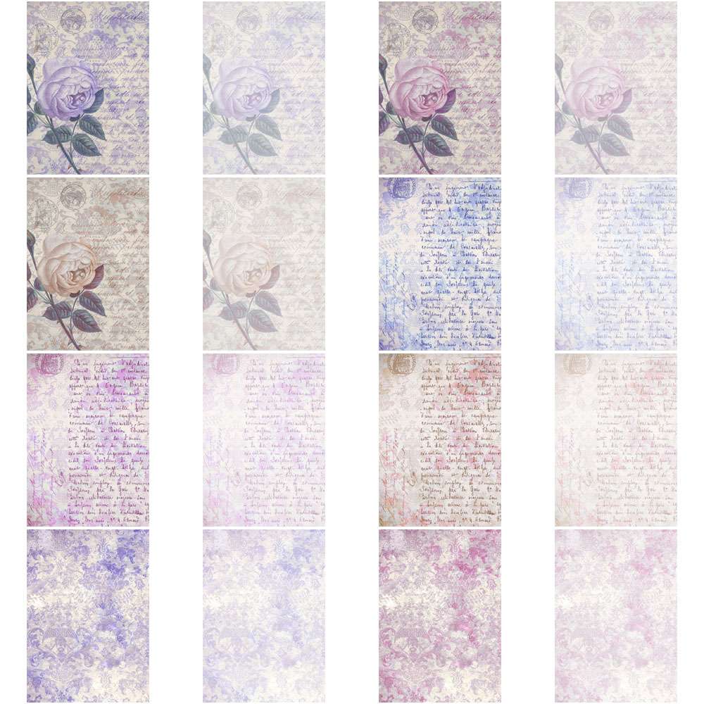 Vintage Chic Backing Papers Download - Carnation Crafts