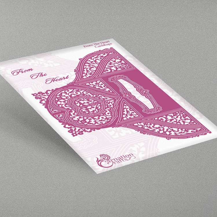Carnation Crafts From the Heart Card Shape Die Set - Carnation Crafts