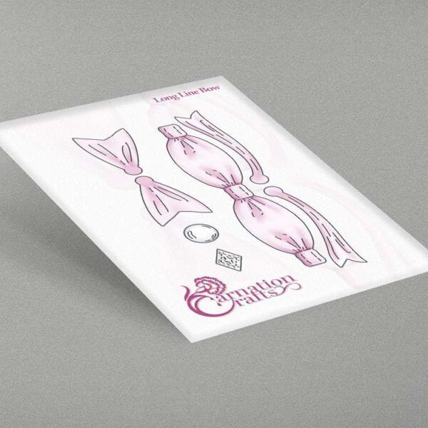 Carnation Crafts Long Line Bow Die Set - Carnation Crafts