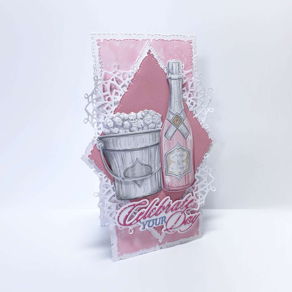Carnation Crafts Shabby Diamonds Die Set - Carnation Crafts