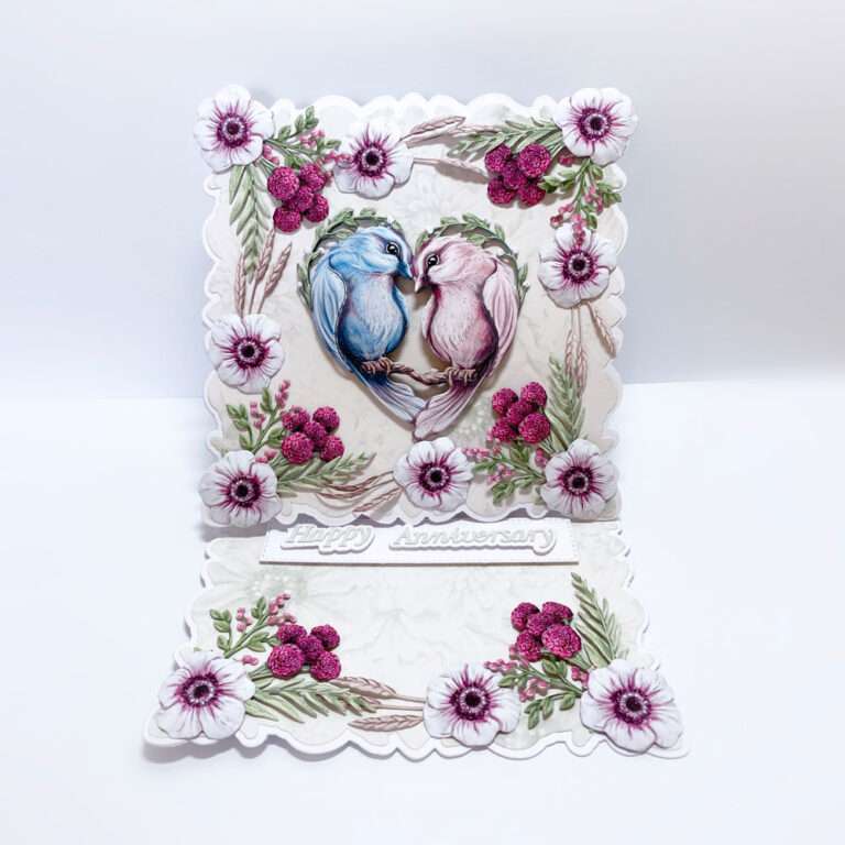 Carnation Crafts Mixed Floral Card Shape Die Set - Carnation Crafts
