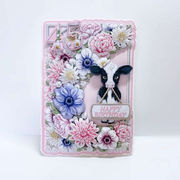 Carnation Crafts Mixed Floral Card Shape Die Set - Carnation Crafts