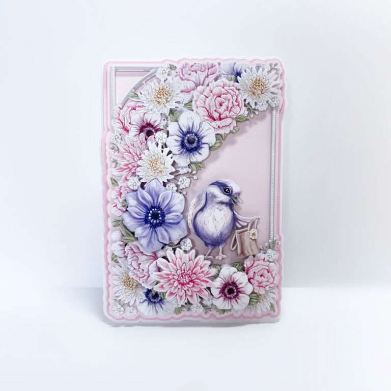 Carnation Crafts Mixed Floral Card Shape Die Set - Carnation Crafts
