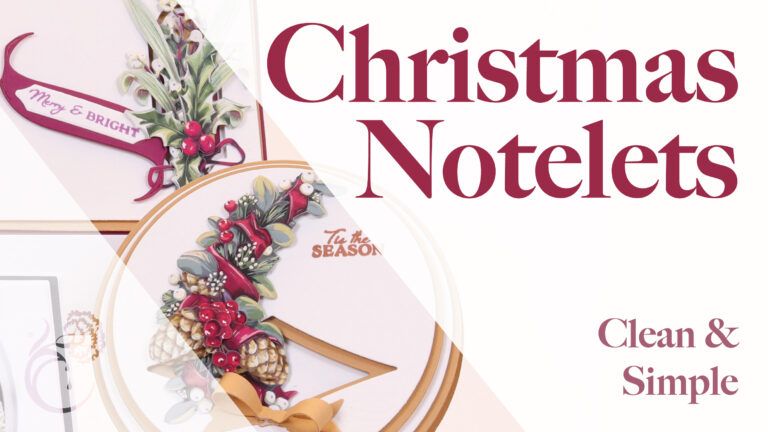 Christmas Notelets - Carnation Crafts