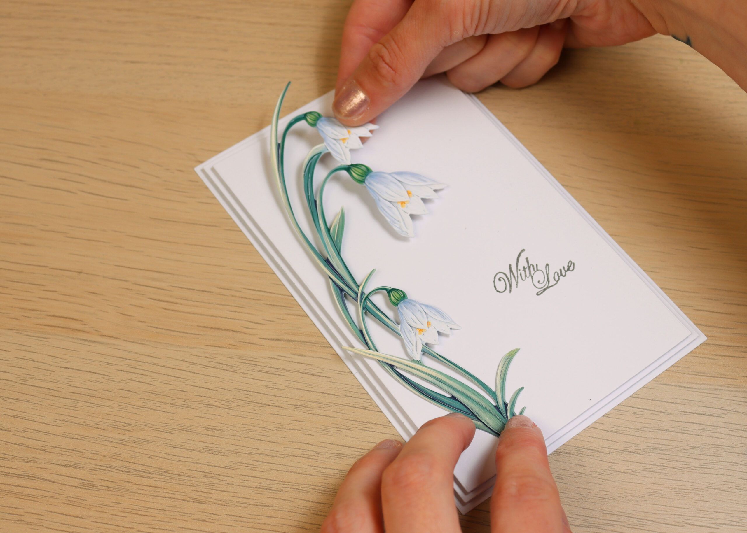 How To Create The Perfect Base For White On White Cards