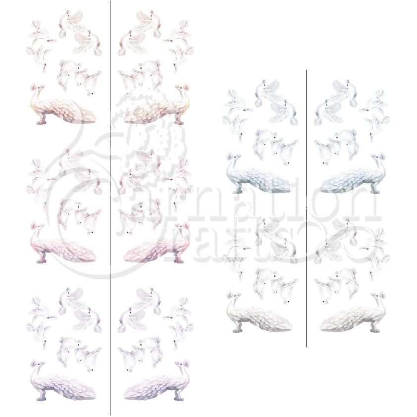 Carnation Crafts Fancy Feathers Vignette Downloads - Carnation Crafts