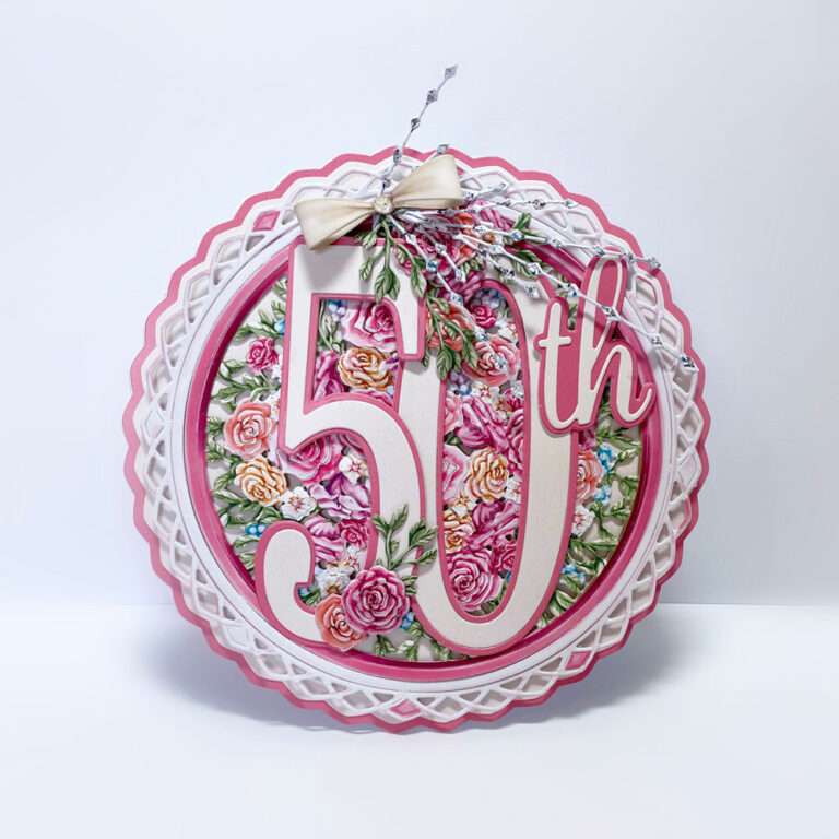 Carnation Crafts Stand Out Rose Frame Die Set - Carnation Crafts