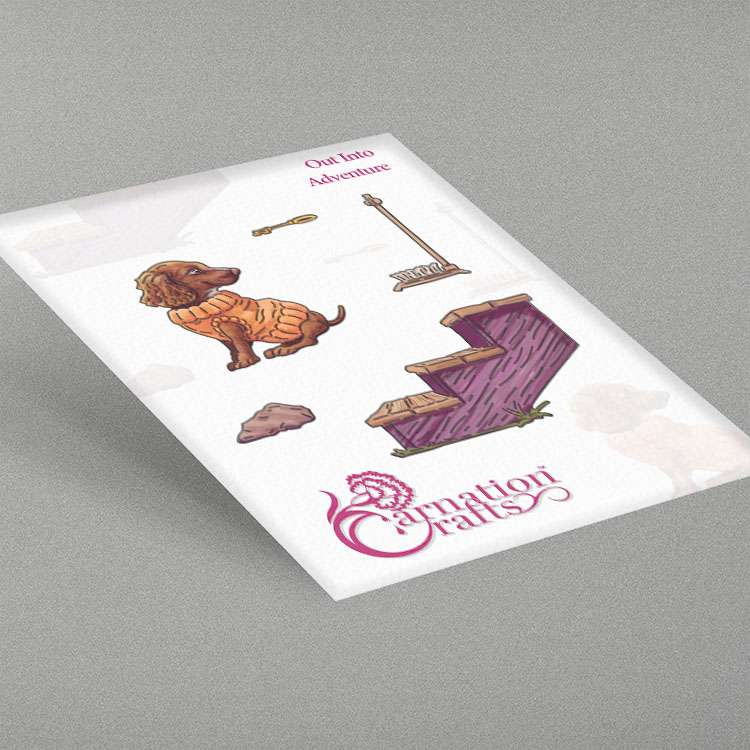 Carnation Crafts Out Into Adventure Die Set - Carnation Crafts Carnation Crafts Out Into Adventure Die Set - Carnation Crafts