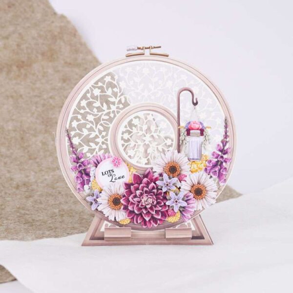 Carnation Crafts Embroidery Hoop Card Shape Die Set - Carnation Crafts
