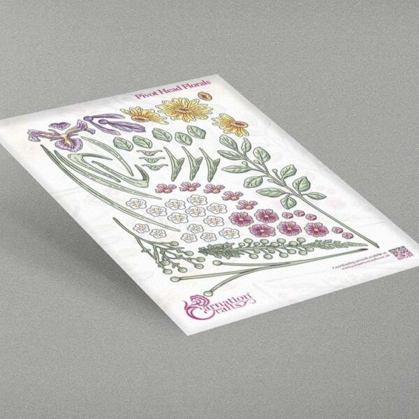 Carnation Crafts Pivot Head Florals Die Set - Carnation Crafts