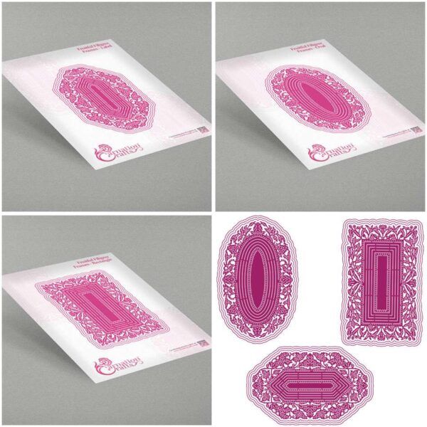 Carnation Crafts Fruitful Filigree Frames Die Set - Carnation Crafts